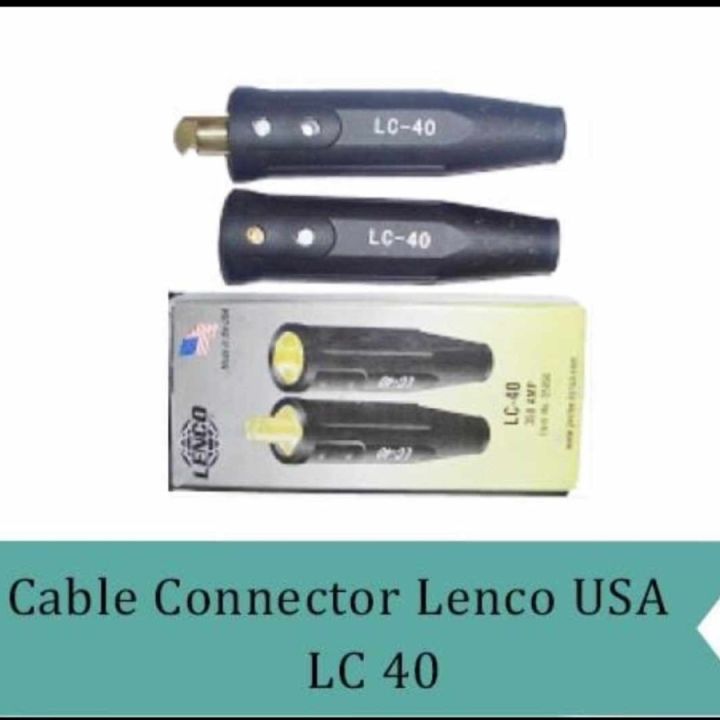 LENCO cable conector lc40 USA 350a/konektor kabel las lc 40 | Lazada ...