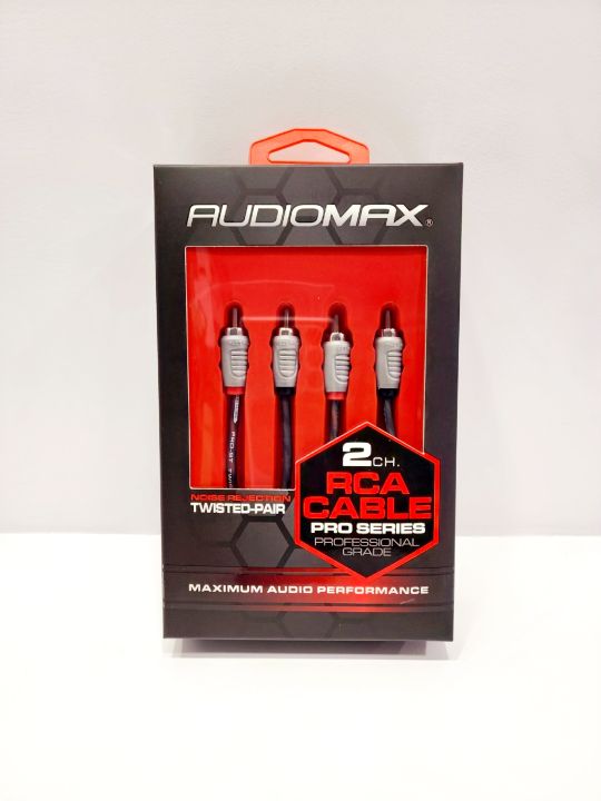AUDIOMAX 2CH RCA CABLE PRO SERIES PROFESSIONAL GRADE | Lazada PH