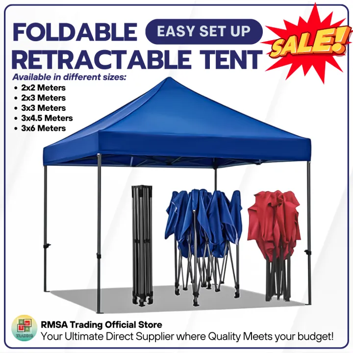 RMSA Foldable Tent Heavy Duty Tent WaterProof Folding Nylon Fabric ...