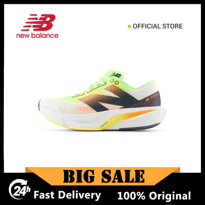 Official New Balance NB FuelCell Rebel V4 " Green " Sports Sneakers ...