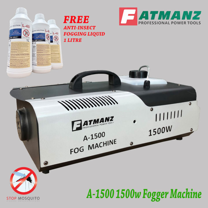 Fogger machine A1500, 1500w FREE ANTI-INSECT L40 fogging liquid 1 litre ...