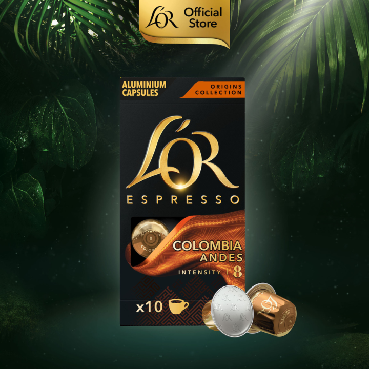 L’OR Espresso Colombia Intensity 8 Nespresso®* Compatible Coffee ...