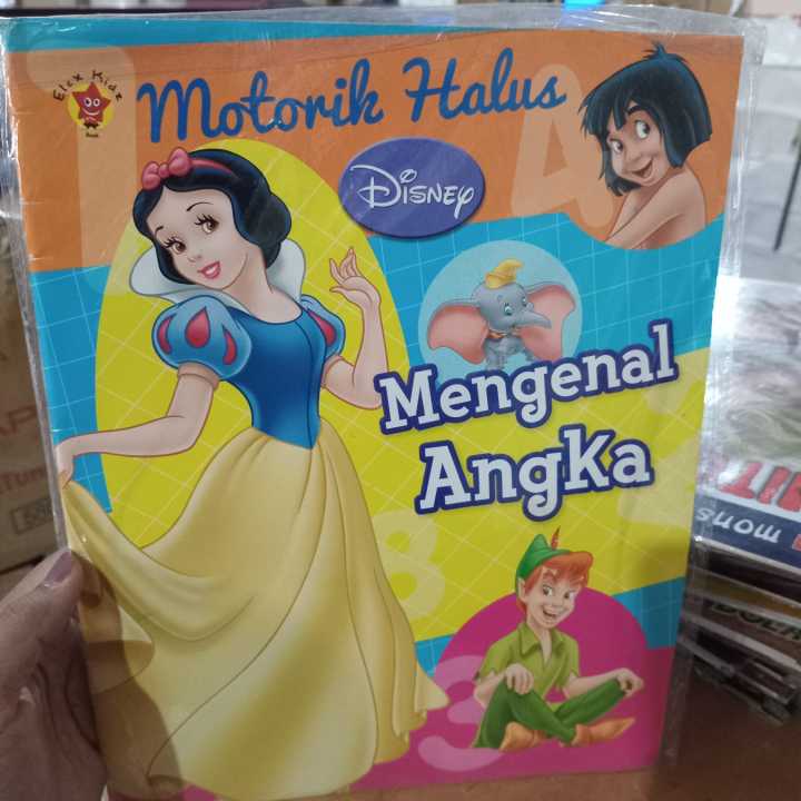 BUKU ANAK motorik halus DISNEY - mengenal angka | Lazada Indonesia