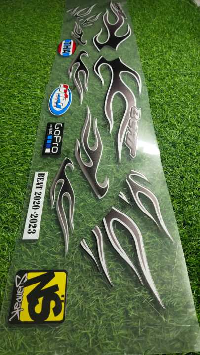STRIPING BEAT NEW 2020 -2023 BAHAN TRANSPARAN BENING LIS STICKER ...