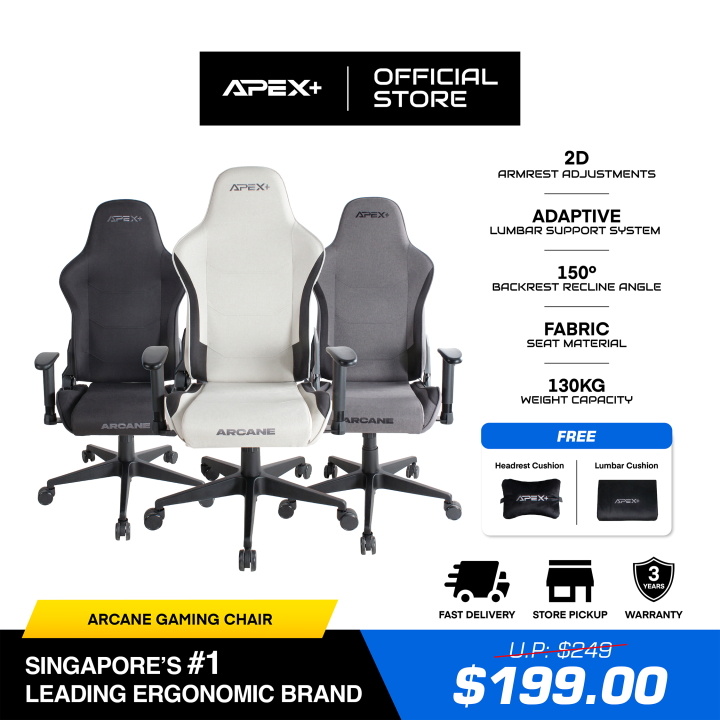 APEX+ Arcane Gaming Chair | High-Performance Fabric | X4 | Lazada Singapore
