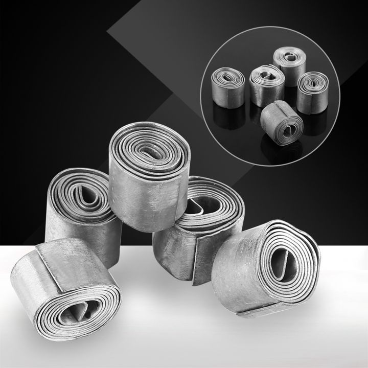 Lead Sheet Sinkers 5 Rolls 0.6MM Fishing Soft Lead Sheet Strip Sinkers ...