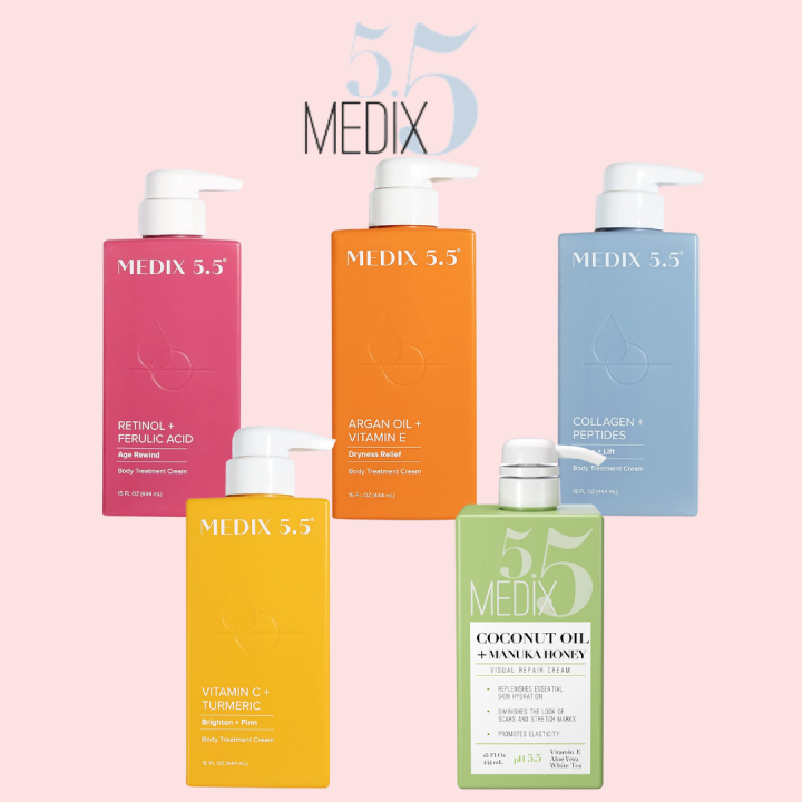 Medix 5.5 Body Treatment Cream Skin Care Moisturizer Body Cream - 444ml ...