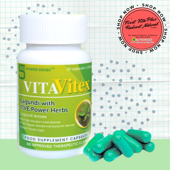 First Vita Plus VITA VITEX (Food Supplement Capsules) 400g. | Lazada PH