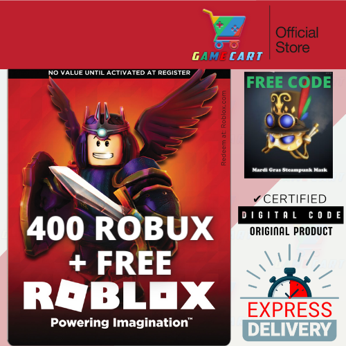 ROBLOX 400 Robux with REDEEM CODE | Lazada PH