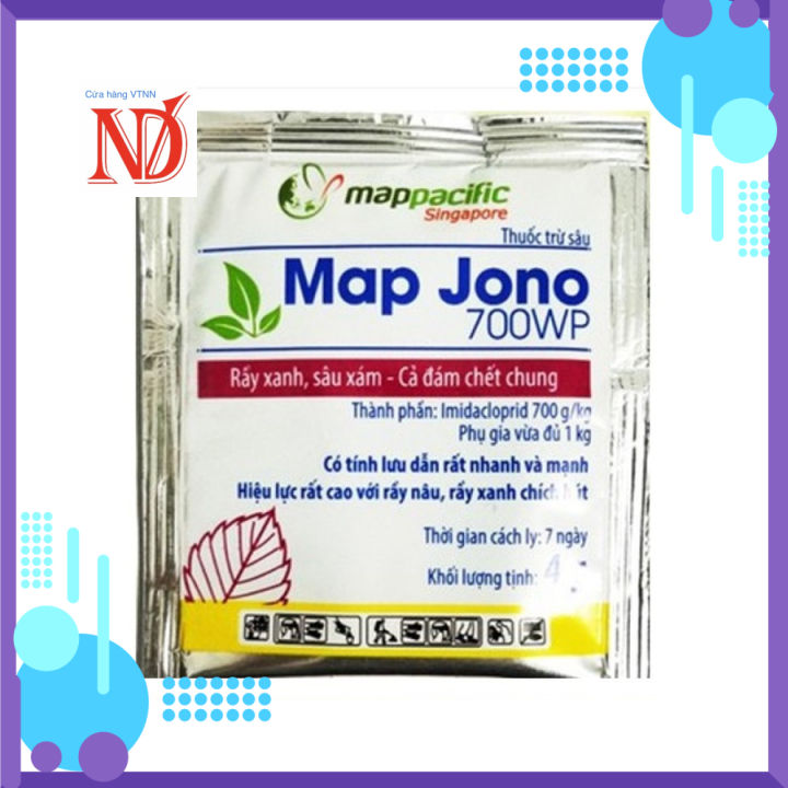 Chế phẩm MAP JONO 700WP (gói 4g) chuyên côn trùng cho cây trồng | Lazada.vn