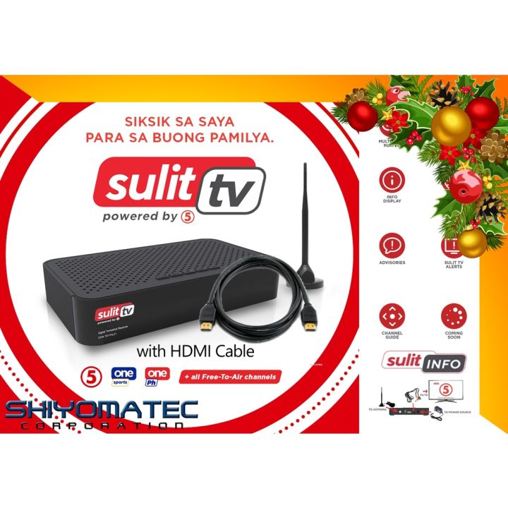 Sulit TV Digital Receiver by TV5 with HDMI | Lazada PH