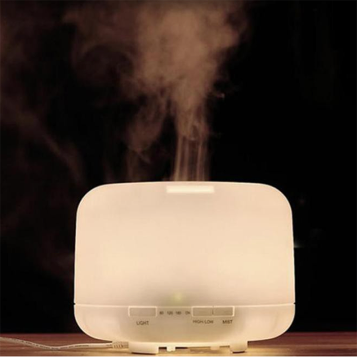 KN 500ml Ultrasonic Air Humidifier 7 LED Air Purify Essential Scented ...