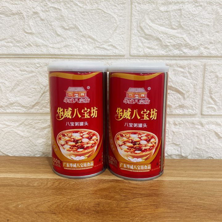 Lon cháo sen bát bảo đỏ Ba Zhou Dao nội địa 360g - Bữa sáng thơm ngon ...