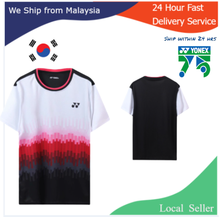 (BTM-27) Ready stock and ship from Malaysia🚐📢📣🎈 2021 Yonex Korean Team Badminton Jersey#YONEX ...