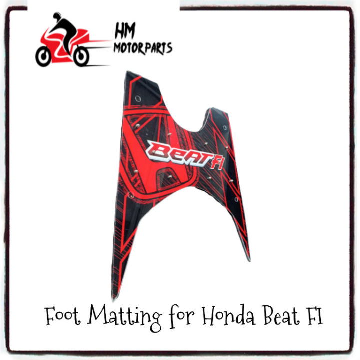 Motorcycle Footboard Matting for: HONDA BEAT FI Durable Acrylic that ...