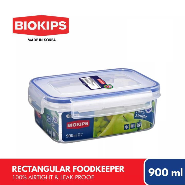 Biokips Rectangular Food Storage Container 900 ml | Made from ...