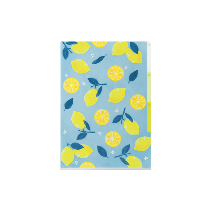 Midori 3 Pockets Clear Folder - Lemon | Lazada PH
