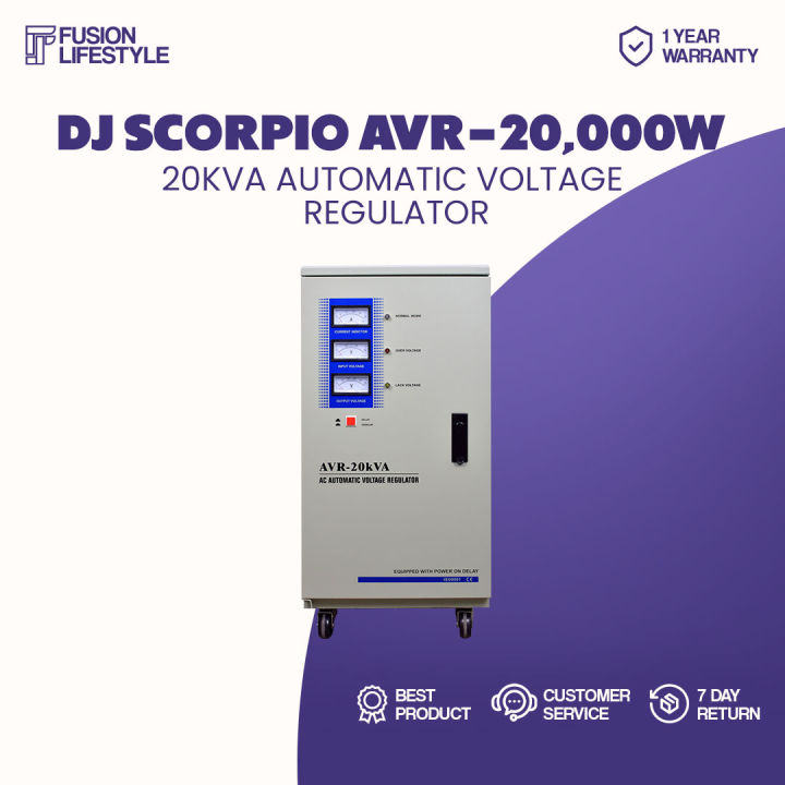 AUTOMATIC VOLTAGE REGULATOR (DJ SCORPIO) - AVR-20KVA AC Automatic ...