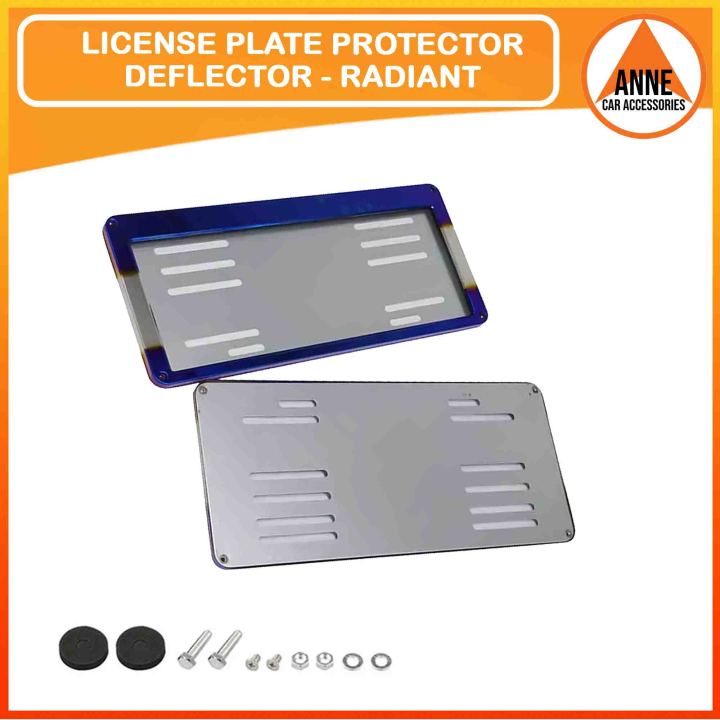 Universal Car License Plate Holder Protector Deflector Car Accessories ...