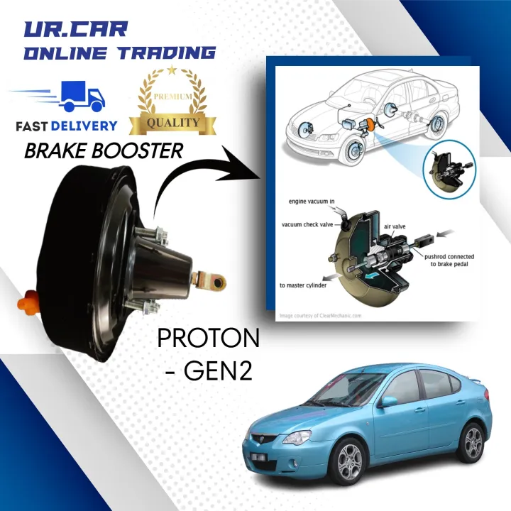 PROTON GEN2 BRAKE BOOSTER PUMP 100% PREMIUM QUALITY PRODUCT READY STOCK ...