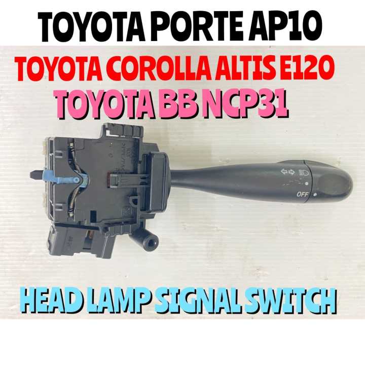 🇯🇵🇯🇵 Toyota Porte AP10 / Corolla Altis E120 / BB NCP31 Head Lamp Signal ...
