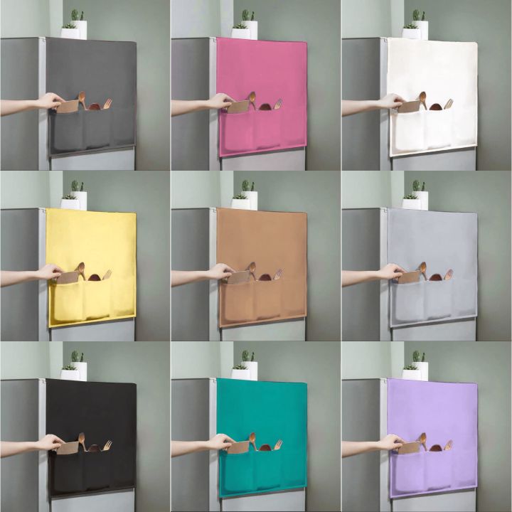 REF COVER PLAIN Refrigerator Dust Proof Cover with Pockets | Lazada PH