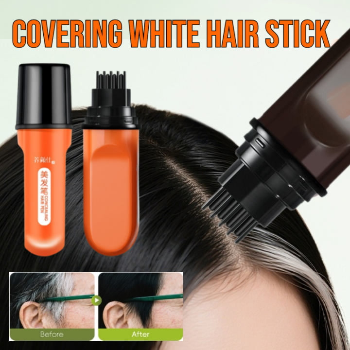 Waterproof And Sweat-Proof Hair Dye Comb Plant Hair Dye Stick Covering ...
