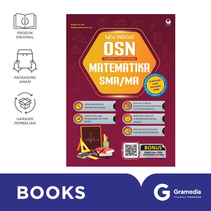 Buku NEW INSIGHT OLIMPIADE SAINS NASIONAL (OSN) MATEMATIKA SMA/MA | Lazada Indonesia