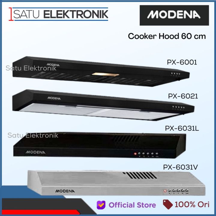 Modena Cooker Hood Esile PX 6001- Hitam | Lazada Indonesia