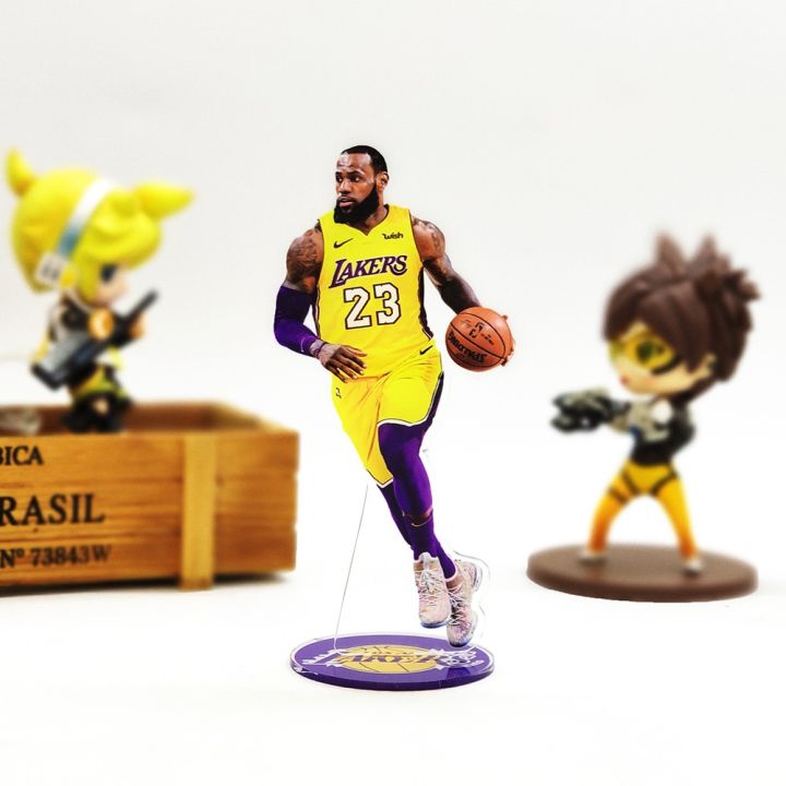 LeBron James famous basketball star acrylic stand figure toy model ...