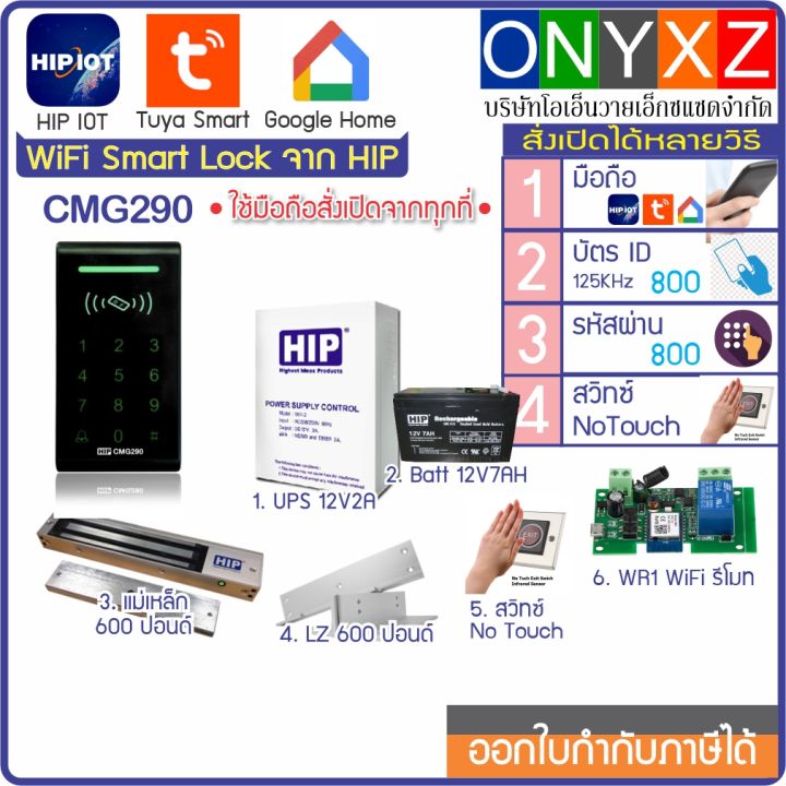 HIP CMG290 เครื่องอ่านบัตร กดรหัส ระบบ Access Control ควบคุมประตู รับประกันศูนย์ไทย 1 ปี ...