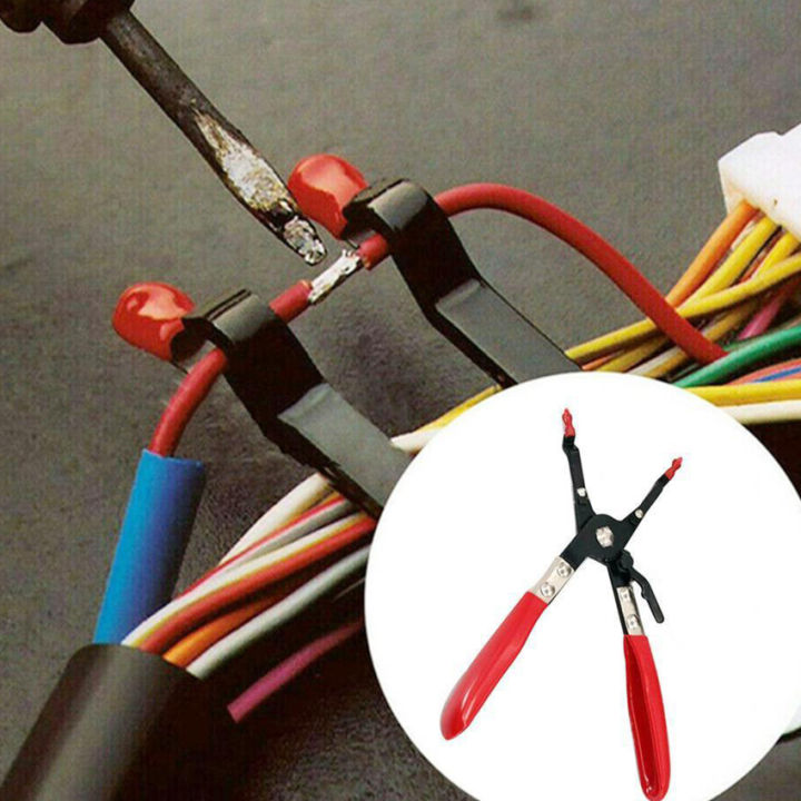 Universal Car Vehicle Wire Welding Clamp Pliers Hold 2 Wires Soldering ...