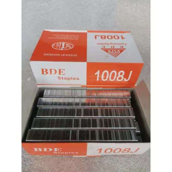 COD 5000 pcs 1008 1008J 1006J Tacker Staple Nail for Air Brad Gun ...