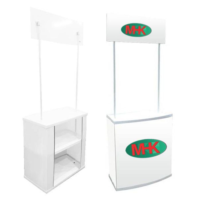 PVC Promotion Table/ Sampling Booth/ Portable Counter with Printing ...