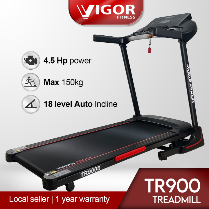 [Pre order 14 days] Vigor 4.5HP Treadmill with Auto Inclination TR900S ...