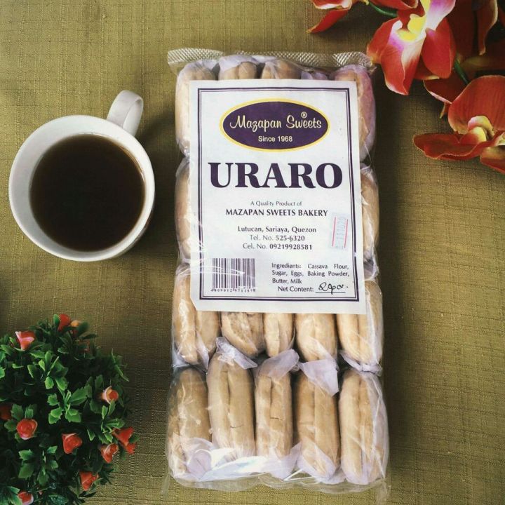 Uraro Arrowroot Biscuits Cookies 20 packs of 2 pcs Original Mazapan ...