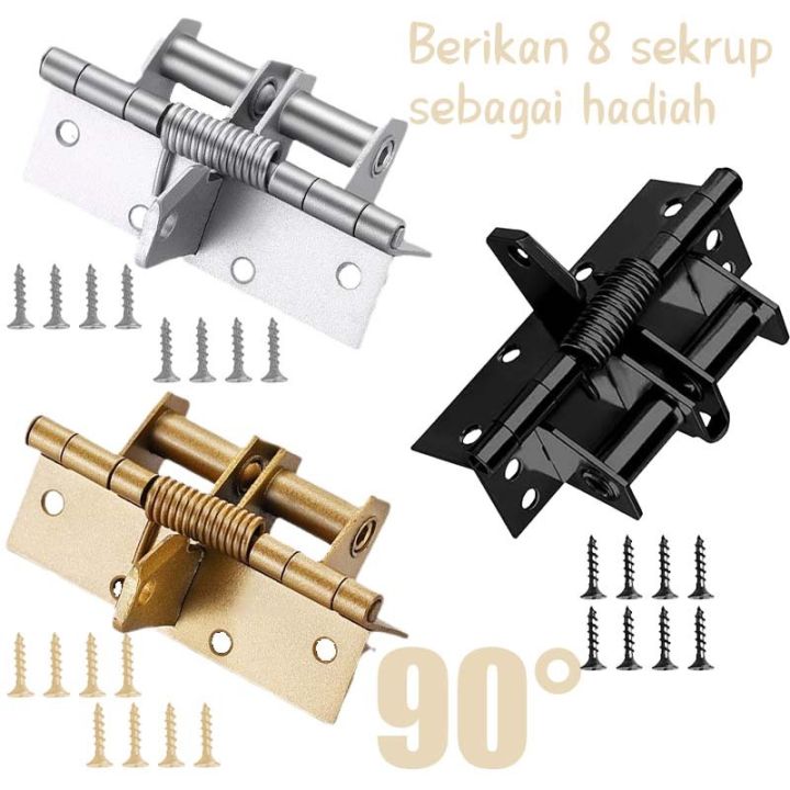 Engsel Per Pintu Otomatis Stainless Engsel Pintu Rumah Tebal Universal ...