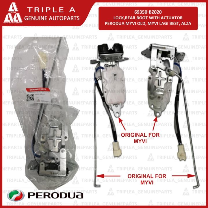 69350-BZ020 Actuator, Rear Boot W/Lock Myvi Old, Myvi Lagi Best, Alza ...
