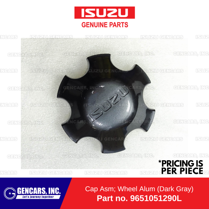 Isuzu Cap Asm; Wheel for Crosswind XT 2016 (9651051290L) (Genuine Parts ...