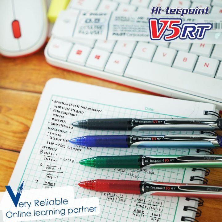 Pilot Hi Tec V5 Extra Fine Retractable Pen Hi-Tec V5RT | Lazada PH