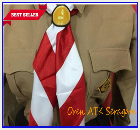 Hasduk Pramuka Pembina Super Jumbo 170 cm+Ring-Hasduk Pramuka Pembina ...