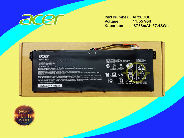 Baterai Laptop Acer Aspire 5 A515-45 Swift 3 SF314-43 SF314-511 Series ...