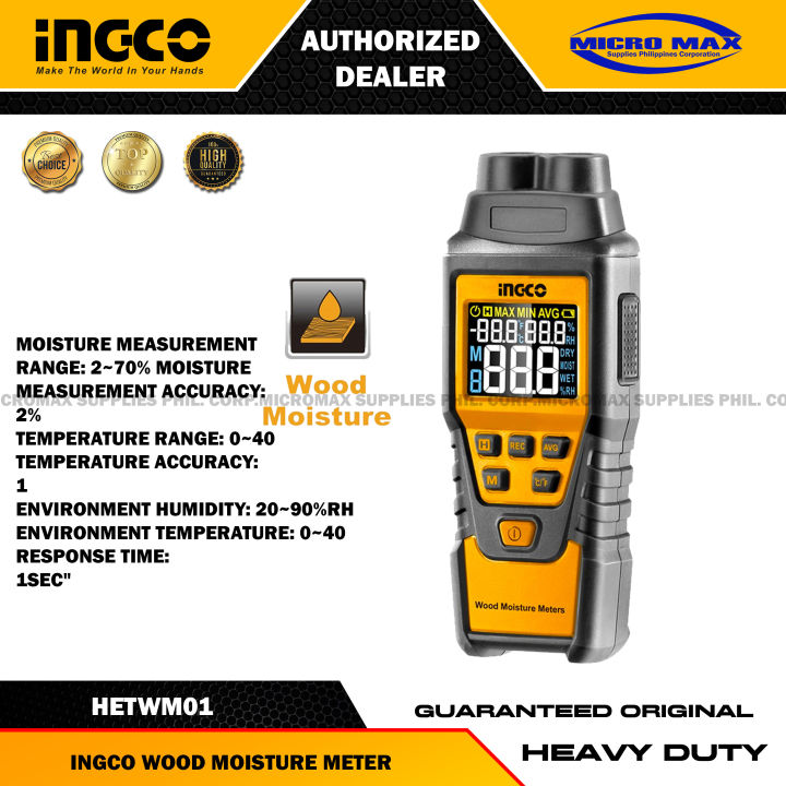 INGCO WOOD MOISTURE METER (HETWM01) | Lazada PH
