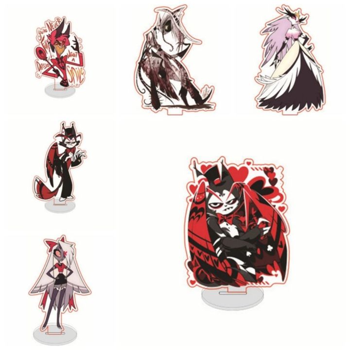 BONVC Anime Hazbin Hotel Acrylic Stand Acrylic Alastor Anime Characters ...