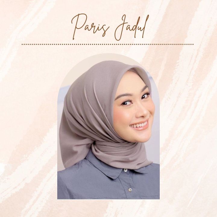 HIJAB SEGIEMPAT POLOS PARIS JADUL | Lazada Indonesia