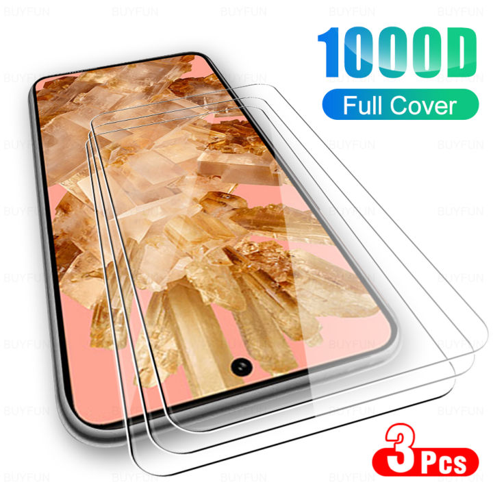 1-3ชิ้น Google Pixel กระจกนิรภัยสำหรับ8 8 Pro 2023ฟิล์มป้องกันบน GooglePixel8 Pro Pixel8Pro ...