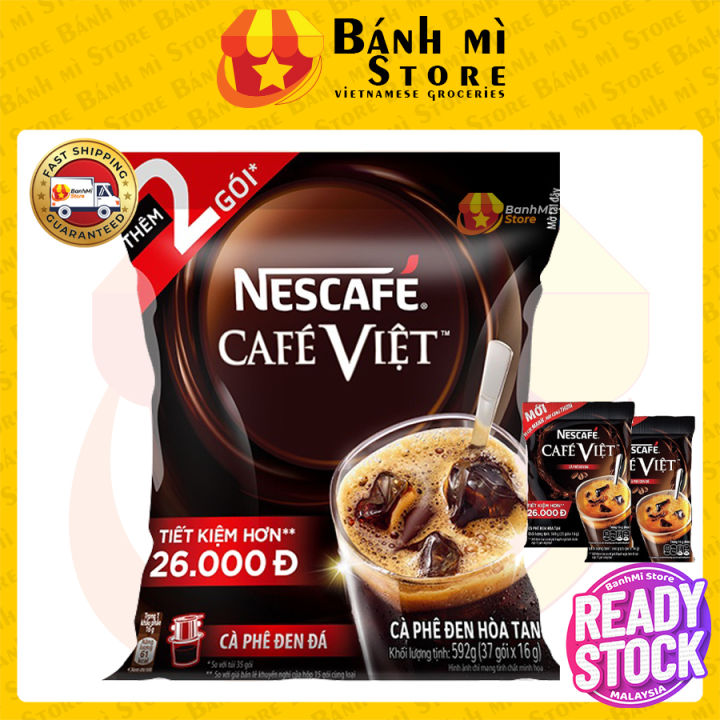 NESCAFE CA PHE DEN HOA TAN 🇻🇳 | VIETNAM CAFE VIET BLACK [KOPI O] 592G ...
