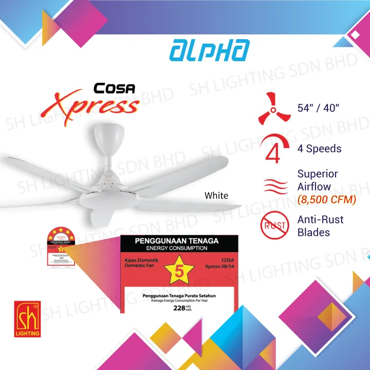 Alpha Cosa Xpress 54"/40" with Remote Control | Lazada