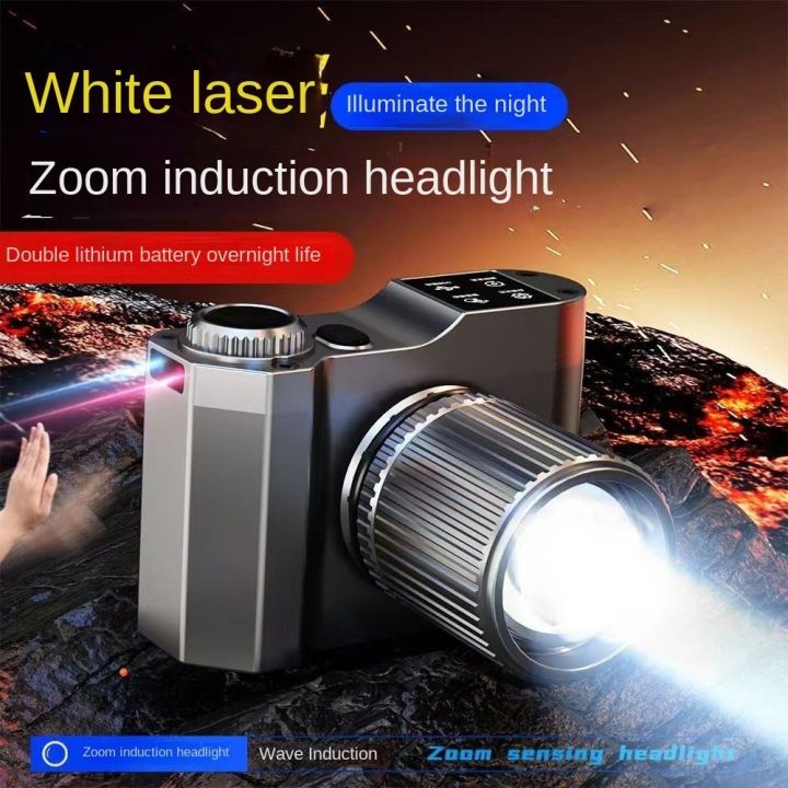 SH Type -C Rechargeable LED Induction Headlamp Emergency High Powerful ...