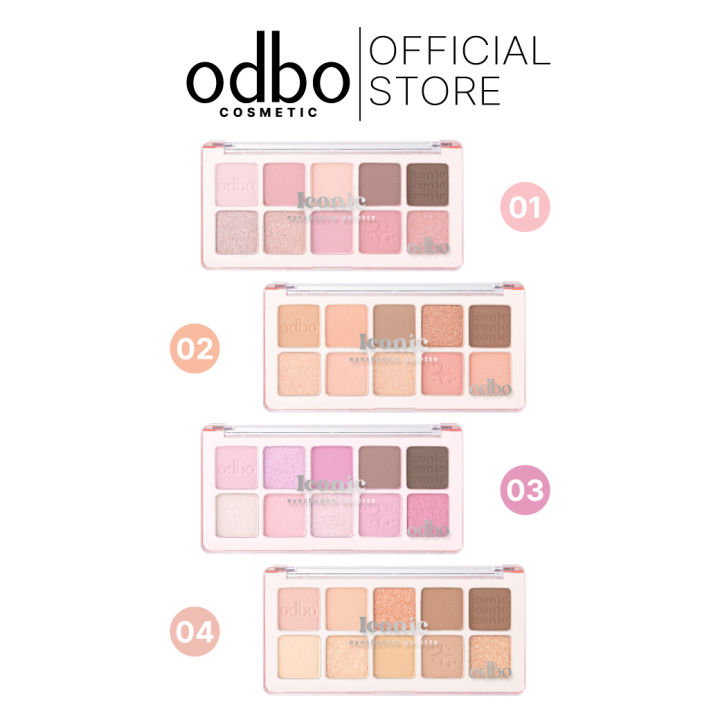 ODBO ICONIC EYESHADOW PALETTE - OD2029 | Lazada.co.th